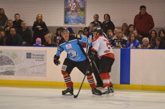 Solihull Barons star Eley bids farewell at special testimonial match ...