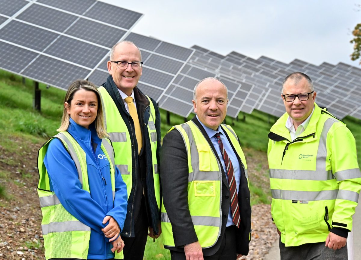 Birmingham Airport welcomes Aviation minister as it switches on solar ...
