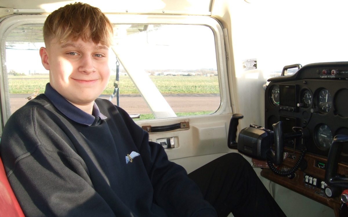 Flying solo - Solihull teenager takes off on his first flight on his ...